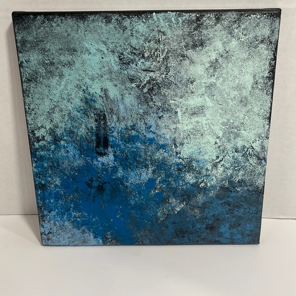 Hand Crafted | Wall Decor | Hand Painted Blue And Black Beautiful ...